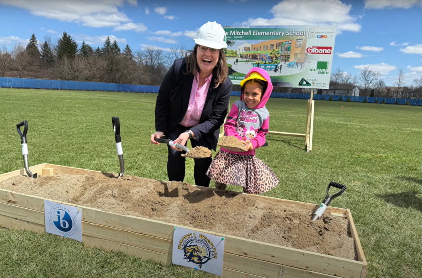 Ceremonial groundbreaking held to celebrate the construction of a new ...